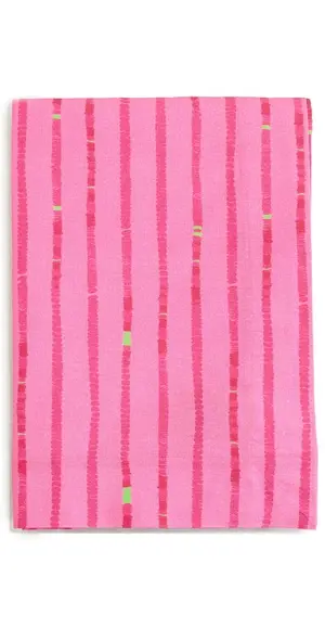CONIGLIO PALM BEACH Standard Table Cloth - Lane Lines Pink Float