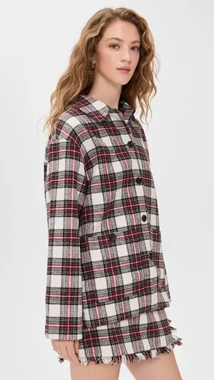 WAYF Morgan Plaid Jacket
