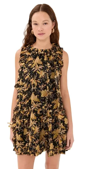 Ulla Johnson Signe Ruffled Silk Mini Dress