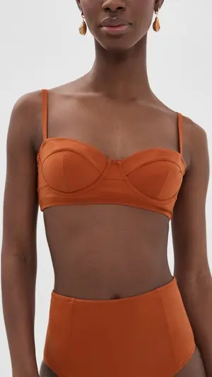 Ulla Johnson Zahara Bikini Top - Sienna
