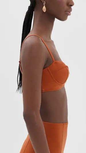Ulla Johnson Zahara Bikini Top - Sienna