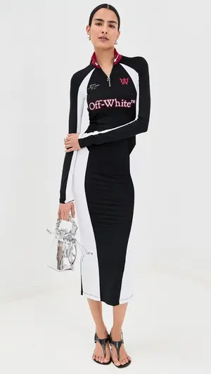 Off-White Tech Serena Midi Dress