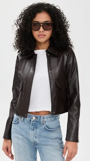 PISTOLA Bex Faux Leather Jacket