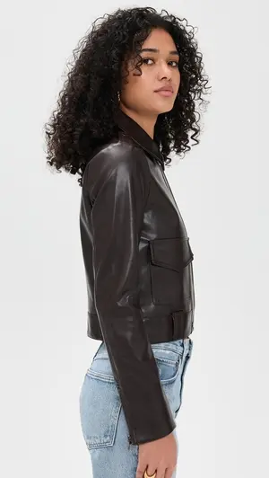 PISTOLA Bex Faux Leather Jacket