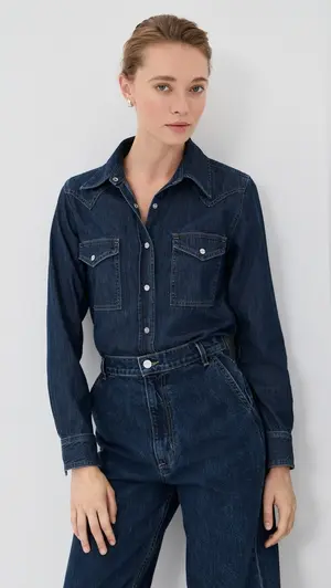 TWP Denim Button-down Shirt