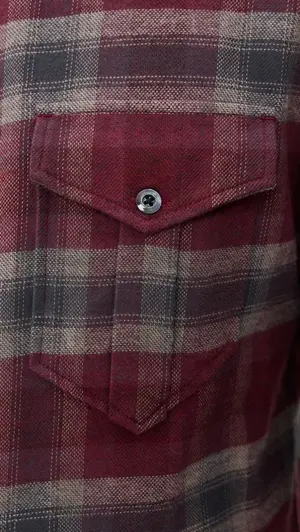 Billy Reid Brushed Bold Plaid Scout Shirt