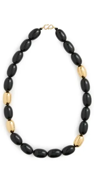 HEAVEN MAYHEM Clementine Necklace - Black/gold