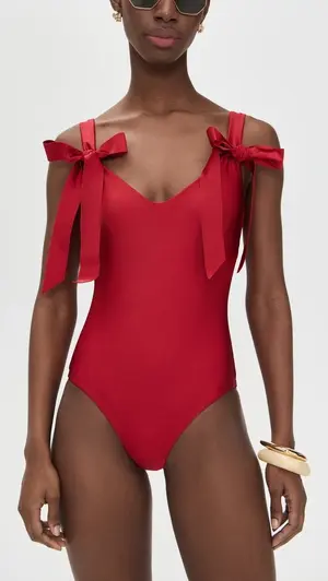 Zimmermann Patience Bow Tie One-piece