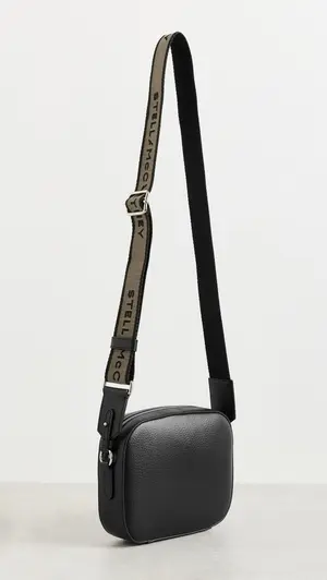 Stella McCartney Faux Leather Logo Camera Bag