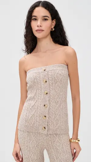 4TH & RECKLESS Cara Strapless Knit Top