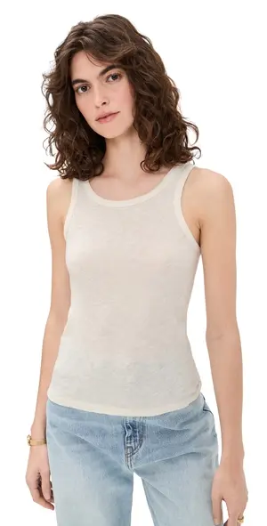Z Supply Classic Slub Scoop Tank - Cloud