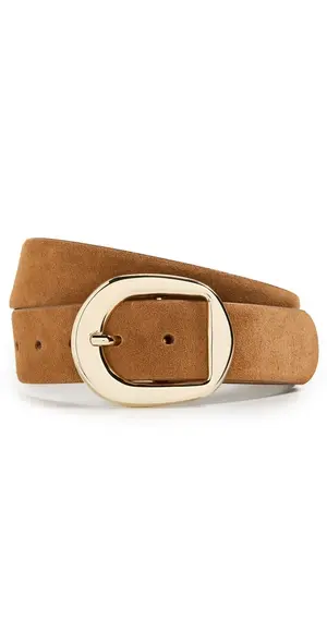 B-low The Belt Greyson Suede Belt - Sienna/gold