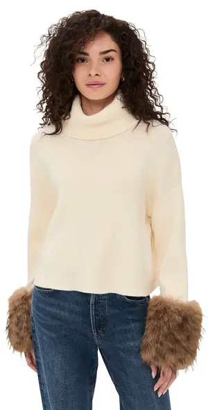 Line & Dot Ribbed Sweaters For Women