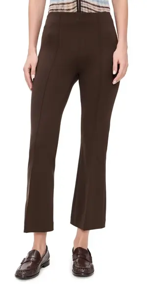 Rag & Bone Irina Kick Flare Pants - Coffee
