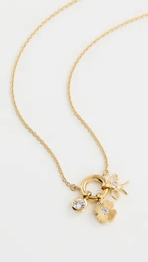 Madewell Demi Cluster Charm Necklace