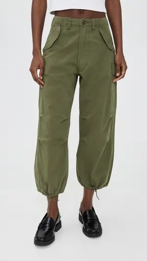Denimist Cropped Cargo Pants