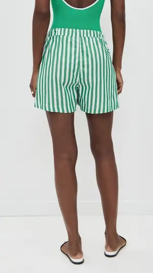 Hunza G Cabana Stripe Cotton Shorts