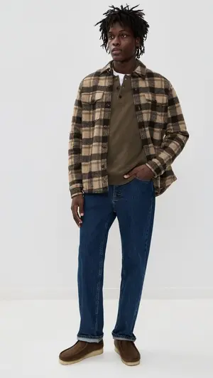 Faherty Brand Range Fleece Lined Shirt Jacket