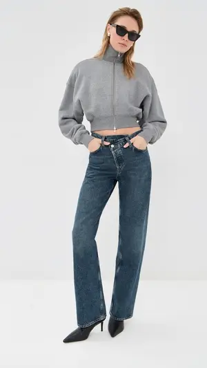 AGOLDE Arc Criss Cross Jeans