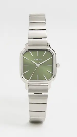 BREDA Esther Watch - Silver/moss