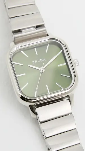 BREDA Esther Watch - Silver/moss