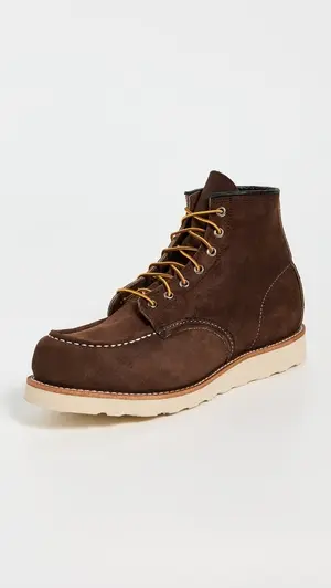 Red Wing Classic Moc Muleskinner Leather Boots - Chocolate Muleskinner