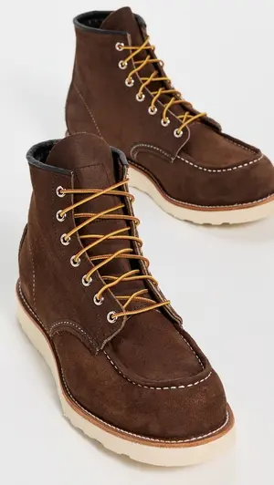 Red Wing Classic Moc Muleskinner Leather Boots - Chocolate Muleskinner