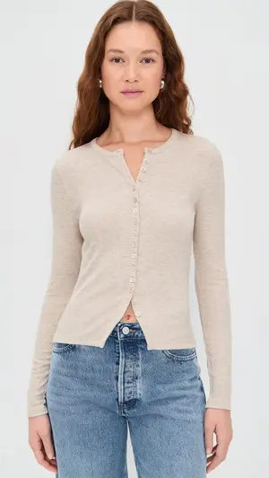 FRAME Rib Splay Top