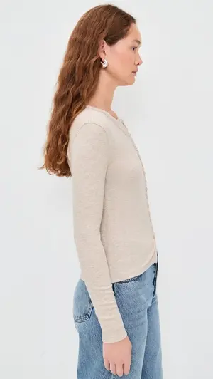 FRAME Rib Splay Top