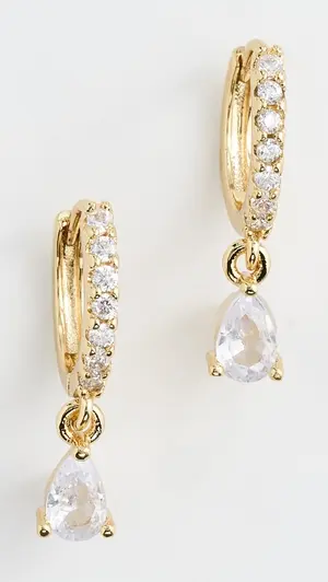 Alexa Leigh Teardrop Pave Crystal Earrings