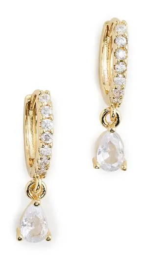 Alexa Leigh Teardrop Pave Crystal Earrings