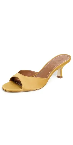 Staud Brigitte Mules - Goldenrod
