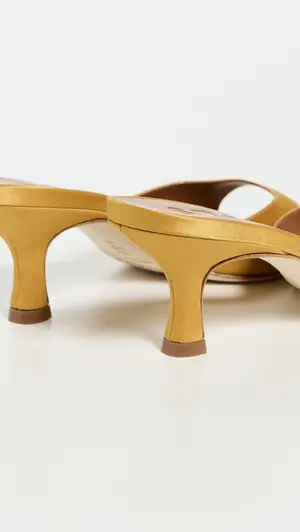 Staud Brigitte Mules - Goldenrod