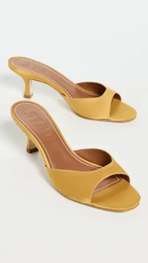Staud Brigitte Mules - Goldenrod