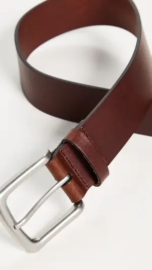 Shinola Essential Leather Belt - Darkbrown