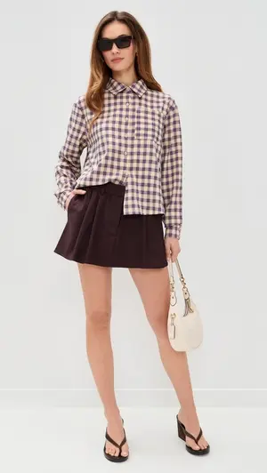 Lioness Plaid Button-down Shirt