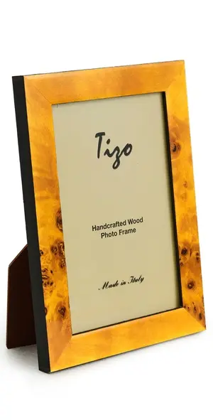 TIZO DESIGN Italian Wood Frame 4x6 - Honey Burl