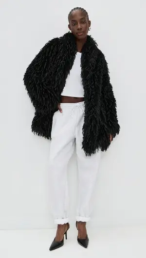 CULTNAKED Faux Fur Coat
