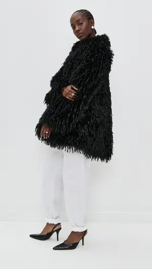 CULTNAKED Faux Fur Coat