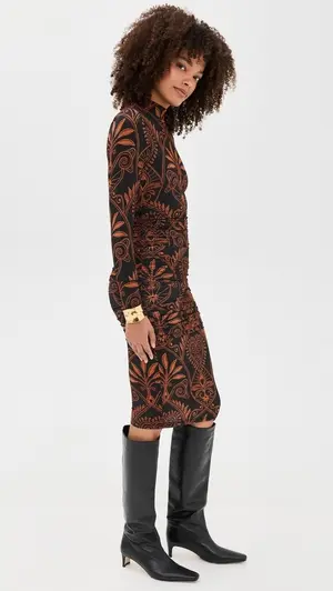Farm Rio Jersey Midi Dress