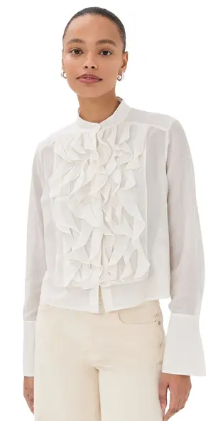 Twp Collared Blouses