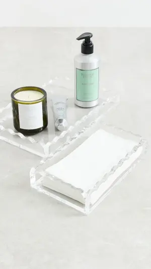 TIZO DESIGN Lucite Guest Towel Holder