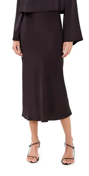 Sablyn Miranda Scallop Trim Skirt - Oak Tree