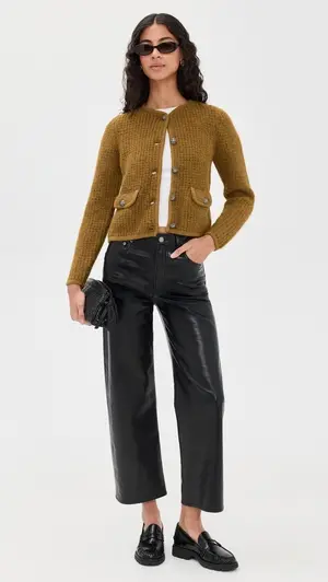 Ba&sh Harry Cardigan - Bronze