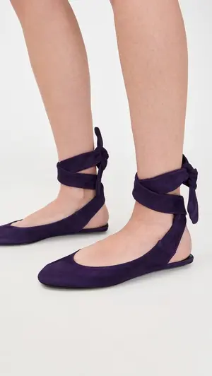 Attico Cloe Ballerina Flats