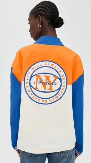 NEW YORK OR NOWHERE Ny Knicks Rafters Windbreaker