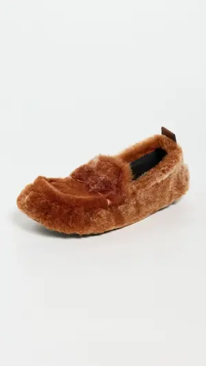 Acne Studios Bojan Shaved Shearling Loafers
