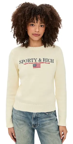 Sporty & Rich Ribbed Sweaters For Women