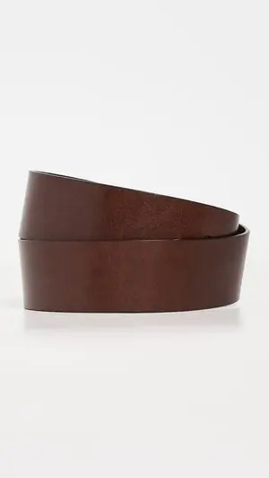 Madewell Round Buckle Leather Belt