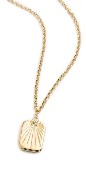 HART X Rms Lip2cheek Locket Necklace - Gold